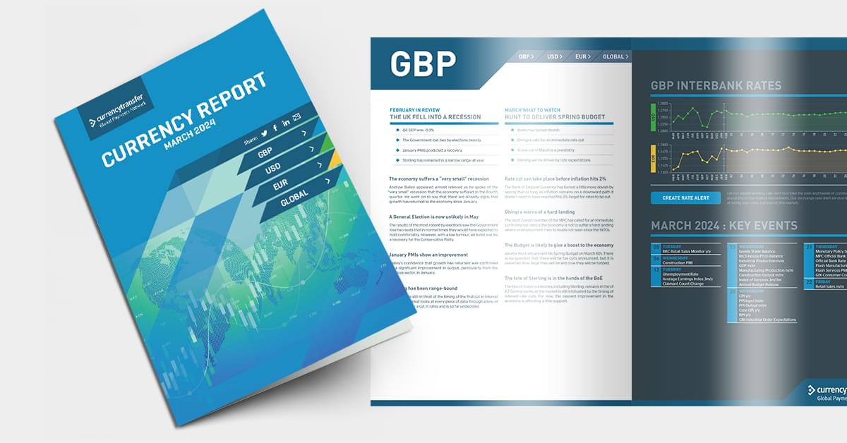 March 2024 Currency Report for FX Business | CurrencyTransfer.com
